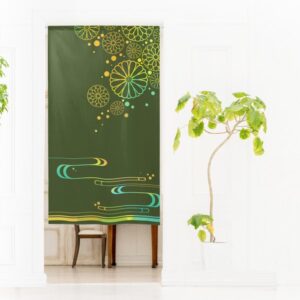 Japanese Noren Curtain White Wisteria Trellis - Made in Japan - all day ...